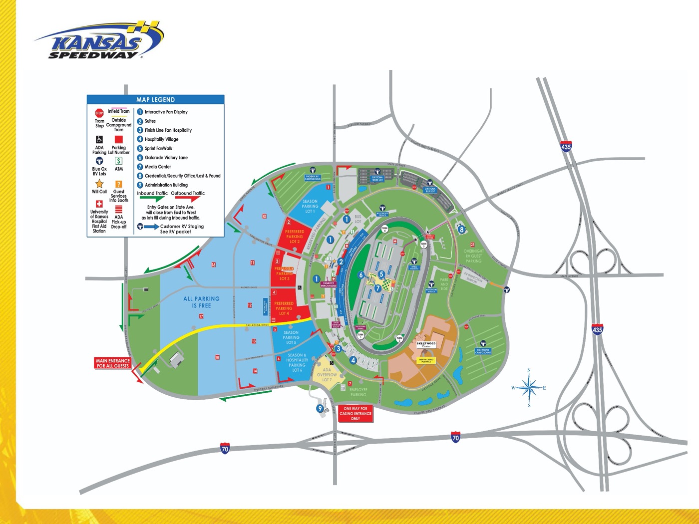 Info Centers and Greeters | Kansas Speedway Training